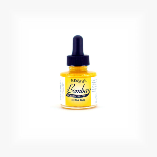 Bombay India Ink, 1.0 oz, Golden Yellow (13BY) – Dr. Ph. Martin's ...