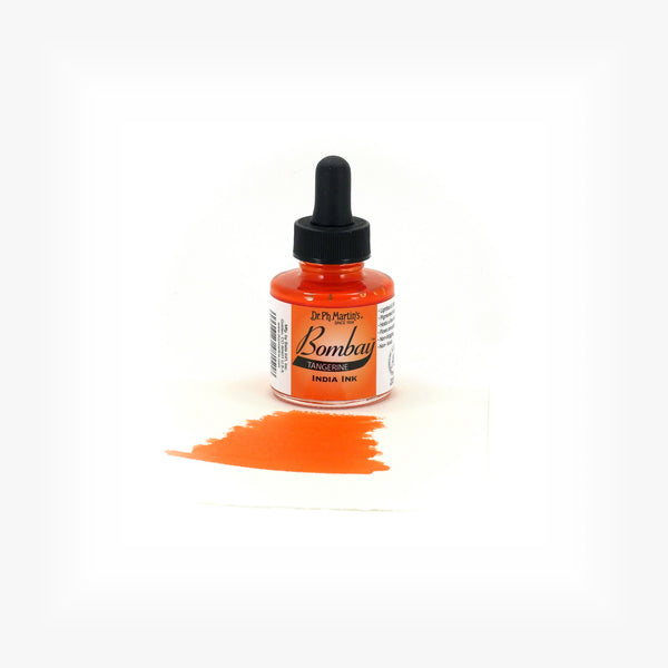 Bombay India Ink, 1.0 oz, Tangerine (15BY) – Dr. Ph. Martin's® | Mfg ...