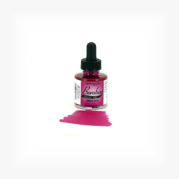 Bombay India Ink, 1.0 oz, Cherry Red (17BY) – Dr. Ph. Martin's® | Mfg ...