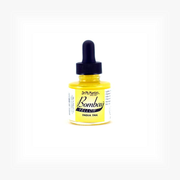 Bombay India Ink, 1.0 oz, Yellow (1BY) – Dr. Ph. Martin's® | Mfg. Salis ...