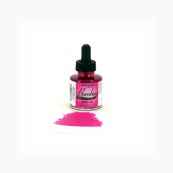 Bombay India Ink, 1.0 oz, Magenta (3BY) – Dr. Ph. Martin's® | Mfg ...