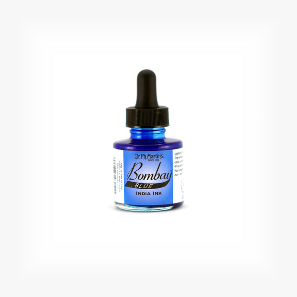 Bombay India Ink, 1.0 oz, Blue (5BY) – Dr. Ph. Martin's® | Mfg. Salis ...