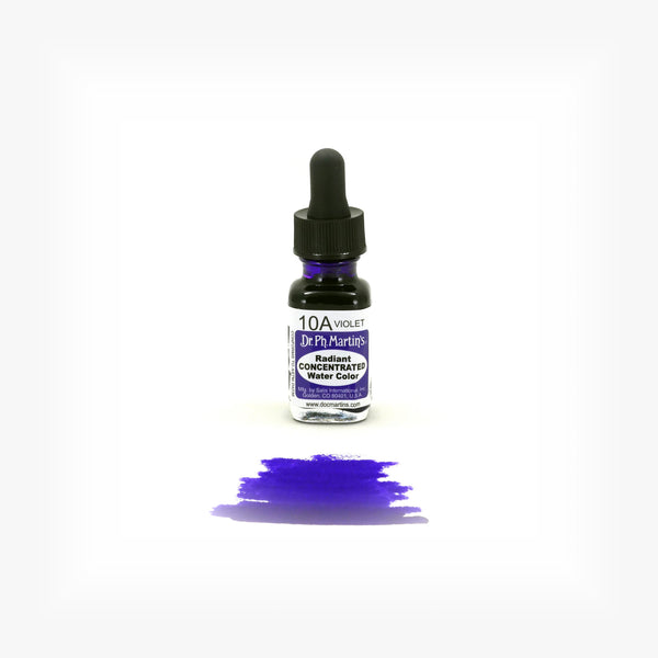 Radiant Concentrated Water Color, 0.5 oz, Violet (10A) – Dr. Ph. Martin ...